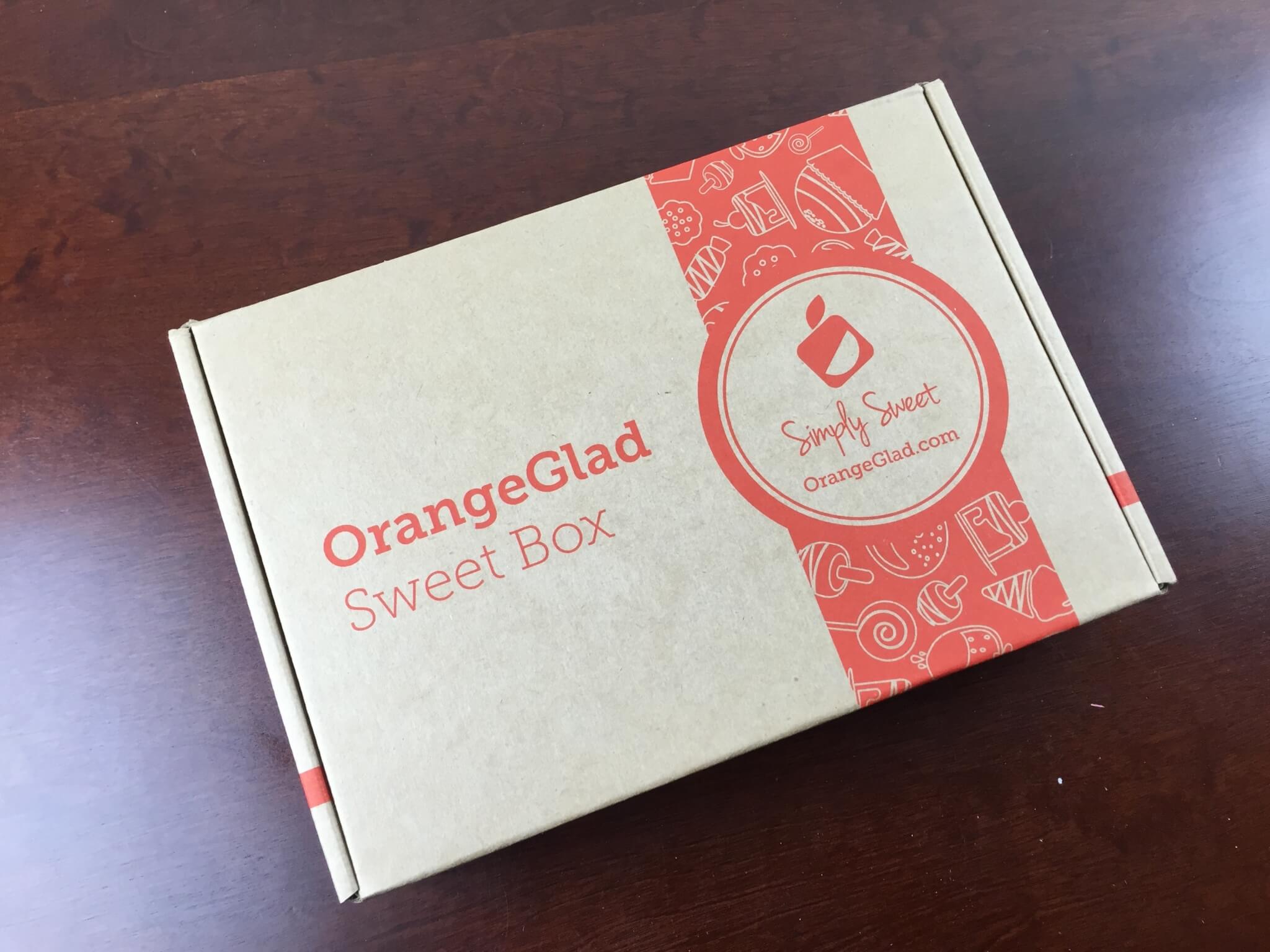 Orange Glad Review & 30% Off Coupon - Dessert Subscription Box - March ...