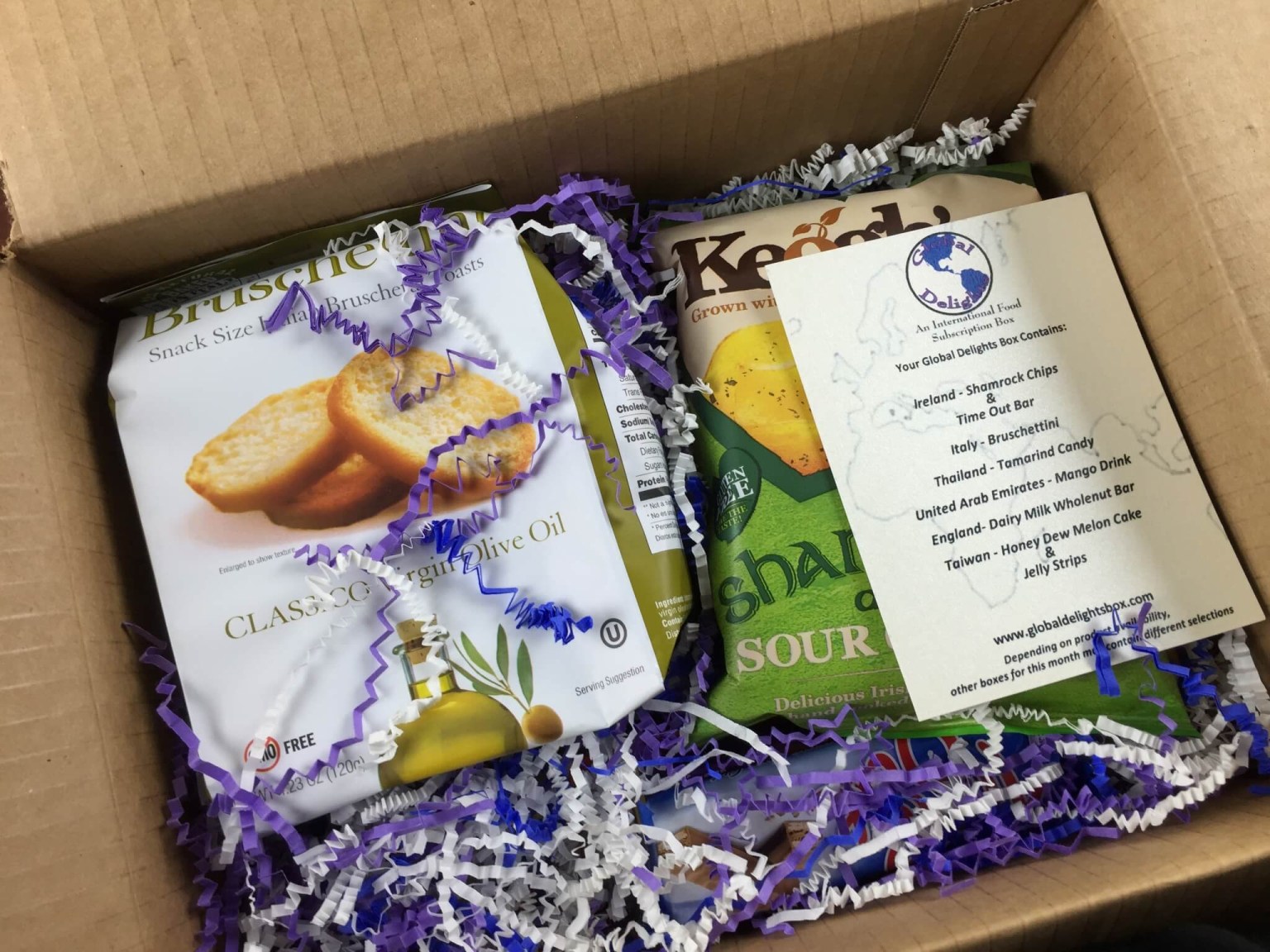 March 2015 Global Delights Review - International Food Subscription Box ...