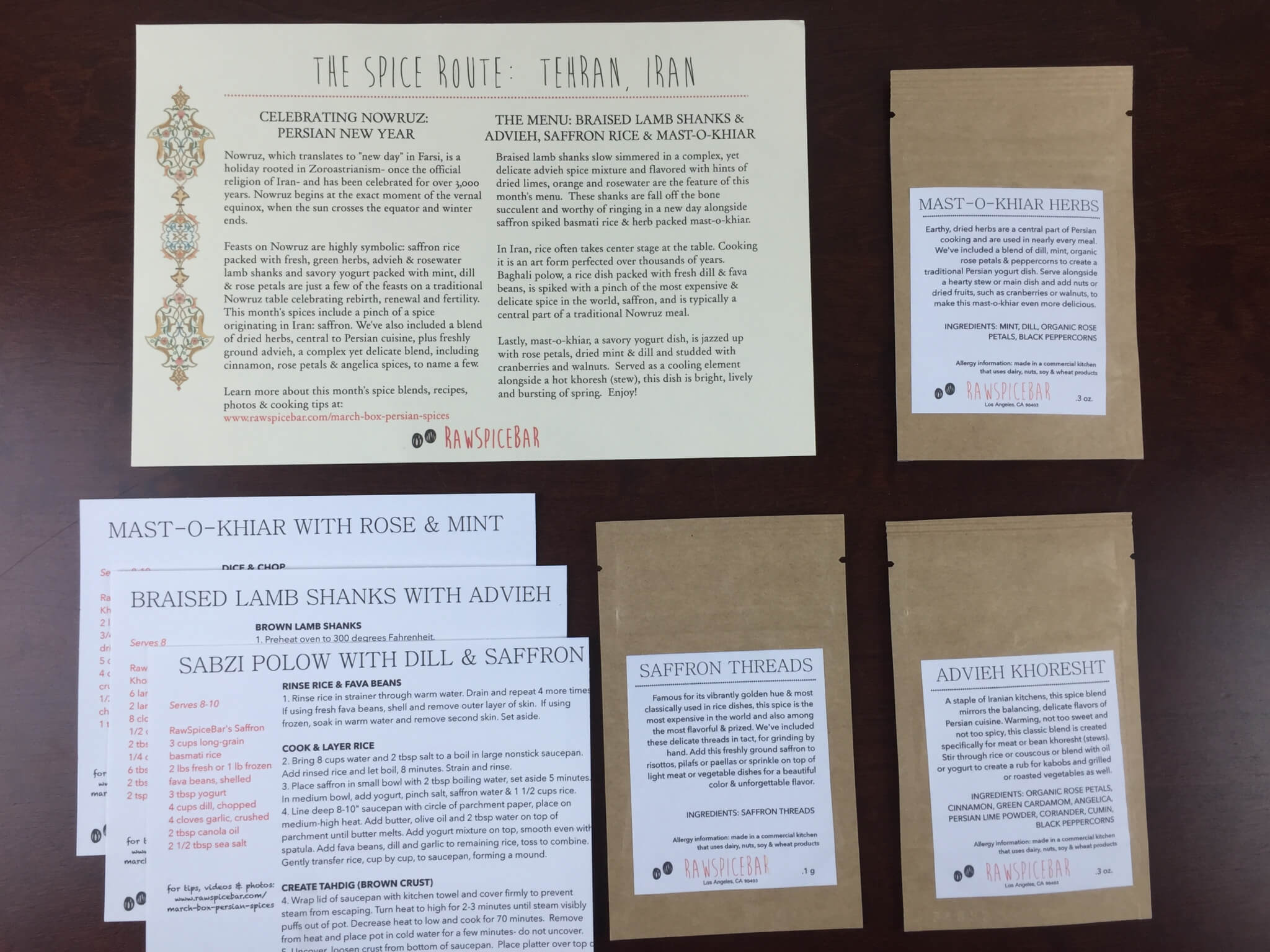 RawSpiceBar Monthly Spice Subscription Review - March 2015 - Hello ...