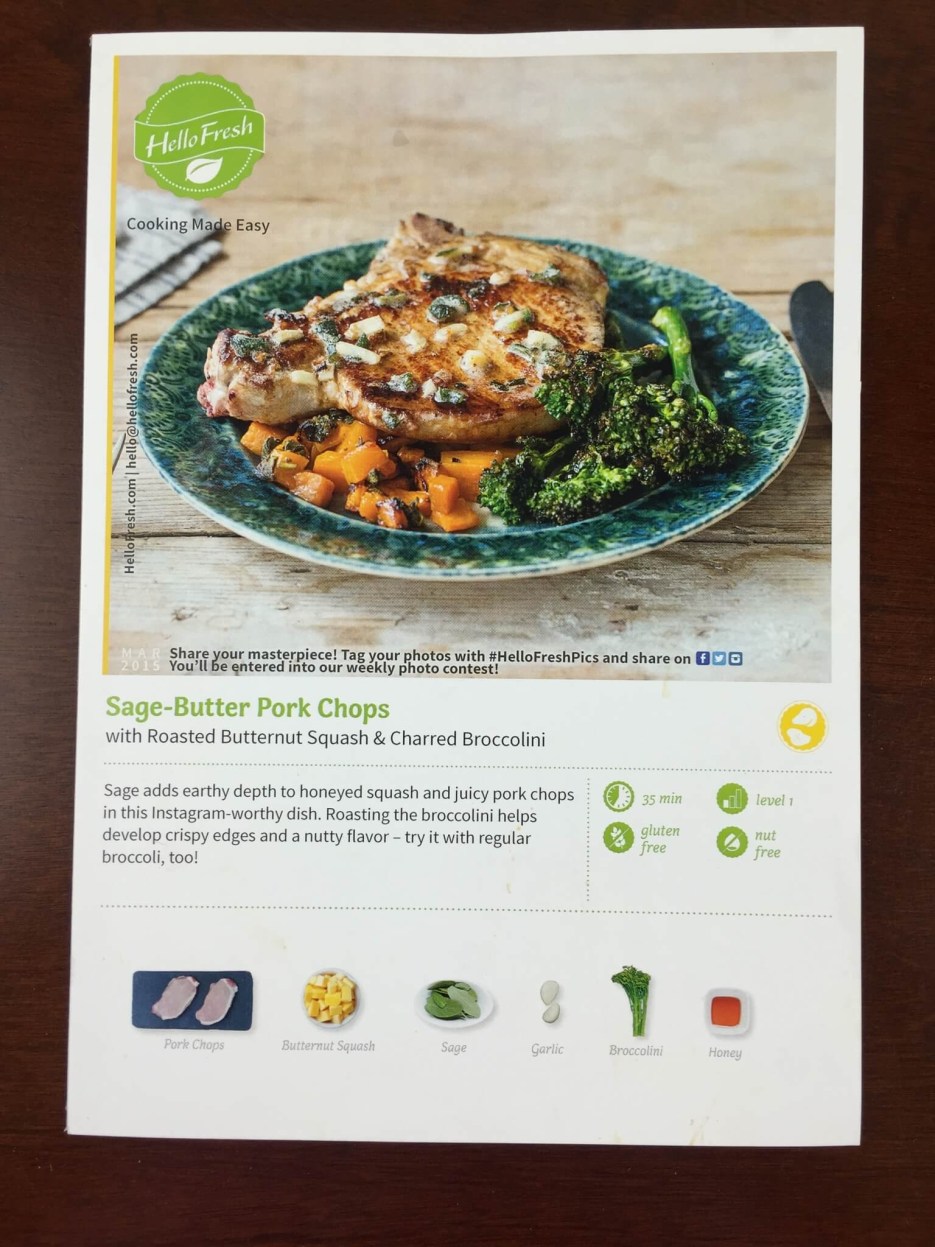 Hello Fresh Review and Coupon - March 18, 2015 #hellofreshpics - Hello ...