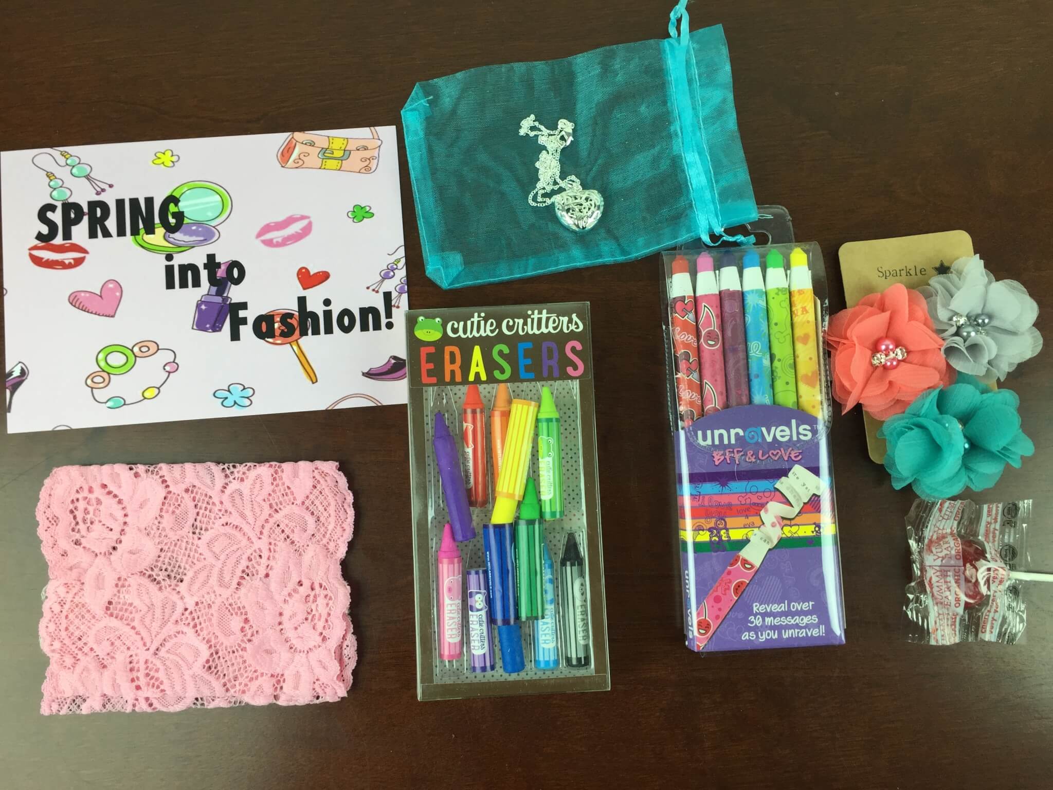 April 2015 PoshPak Girls Subscription Box Review - Hello Subscription