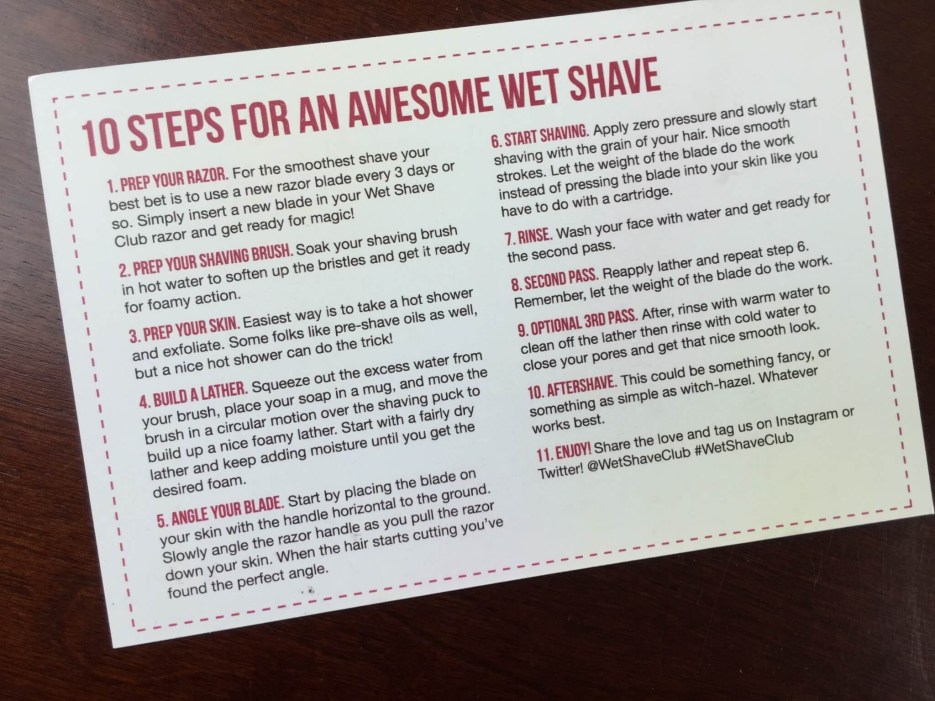 Wet Shave Club Women's Subscription Box Review & Coupon - May 2015 ...