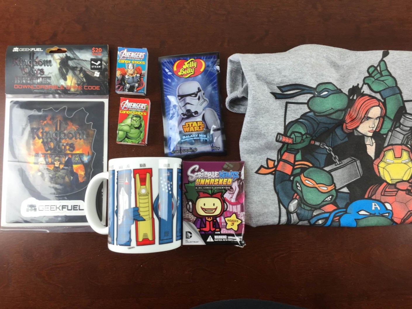 Geek Fuel April 2015 Subscription Box Review - Hello Subscription