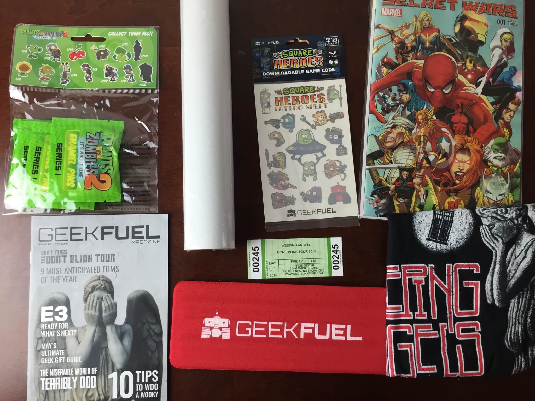 Geek Fuel Subscription Box Review - May 2015 - Hello Subscription