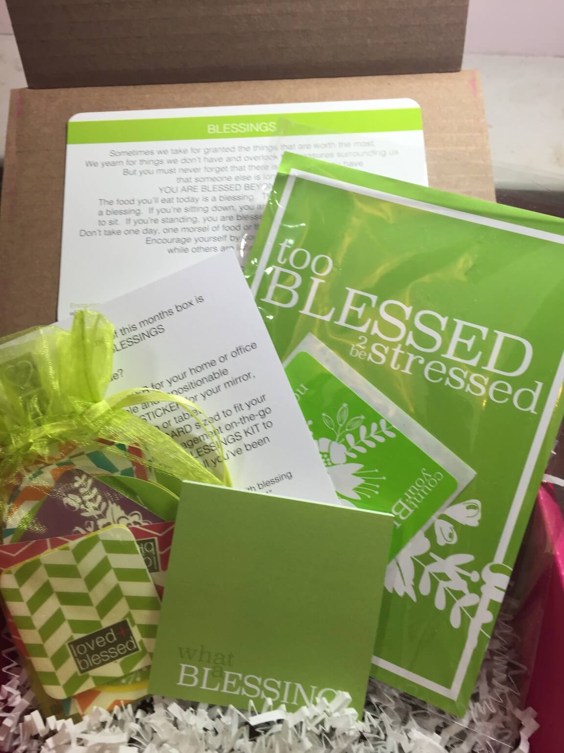 July 2015 Loved + Blessed Subscription Box Review - Hello Subscription