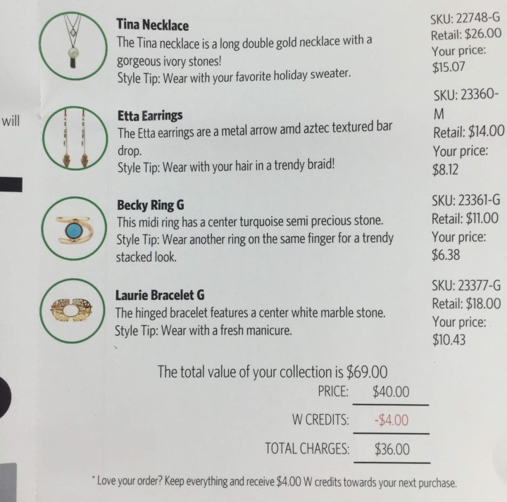 #Wantable Accessories Subscription Box June 2015 Review - Hello Subscription