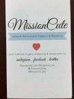 Mission Cute Subscription Box Review - May 2015 - Hello Subscription