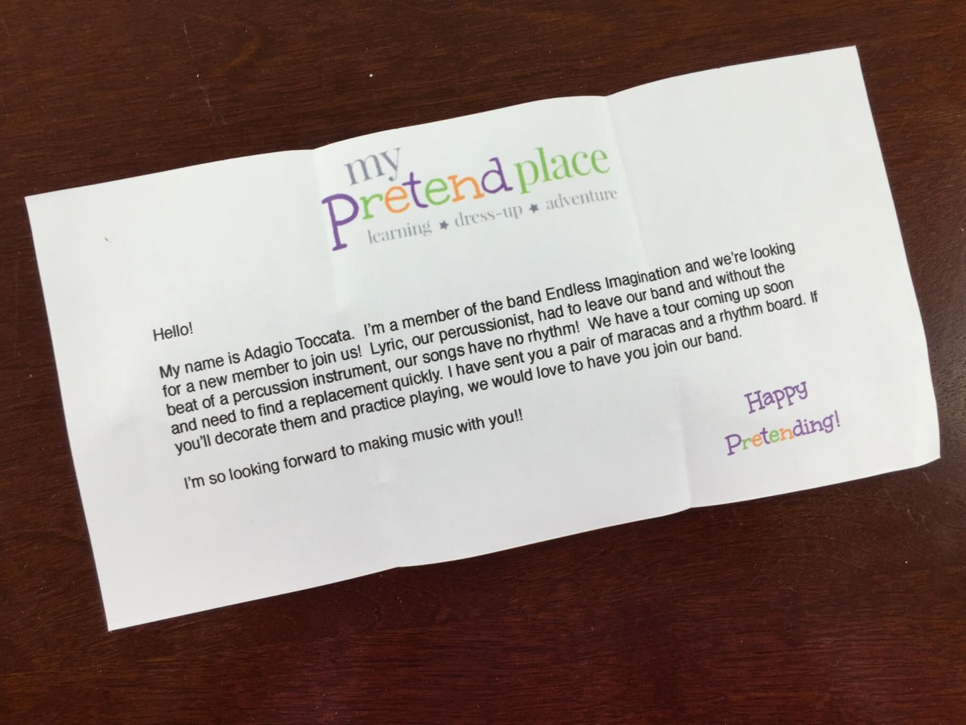 June 2015 My Pretend Place Play Projects Subscription Box Review ...