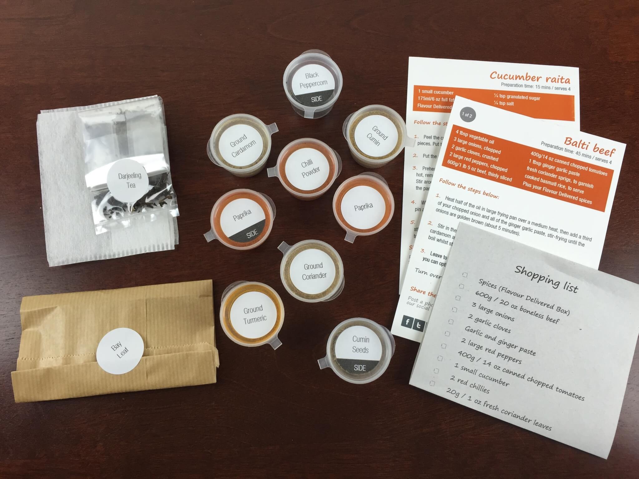 Flavour Delivered Review - Indian Spice Subscription Box - June 2015 ...