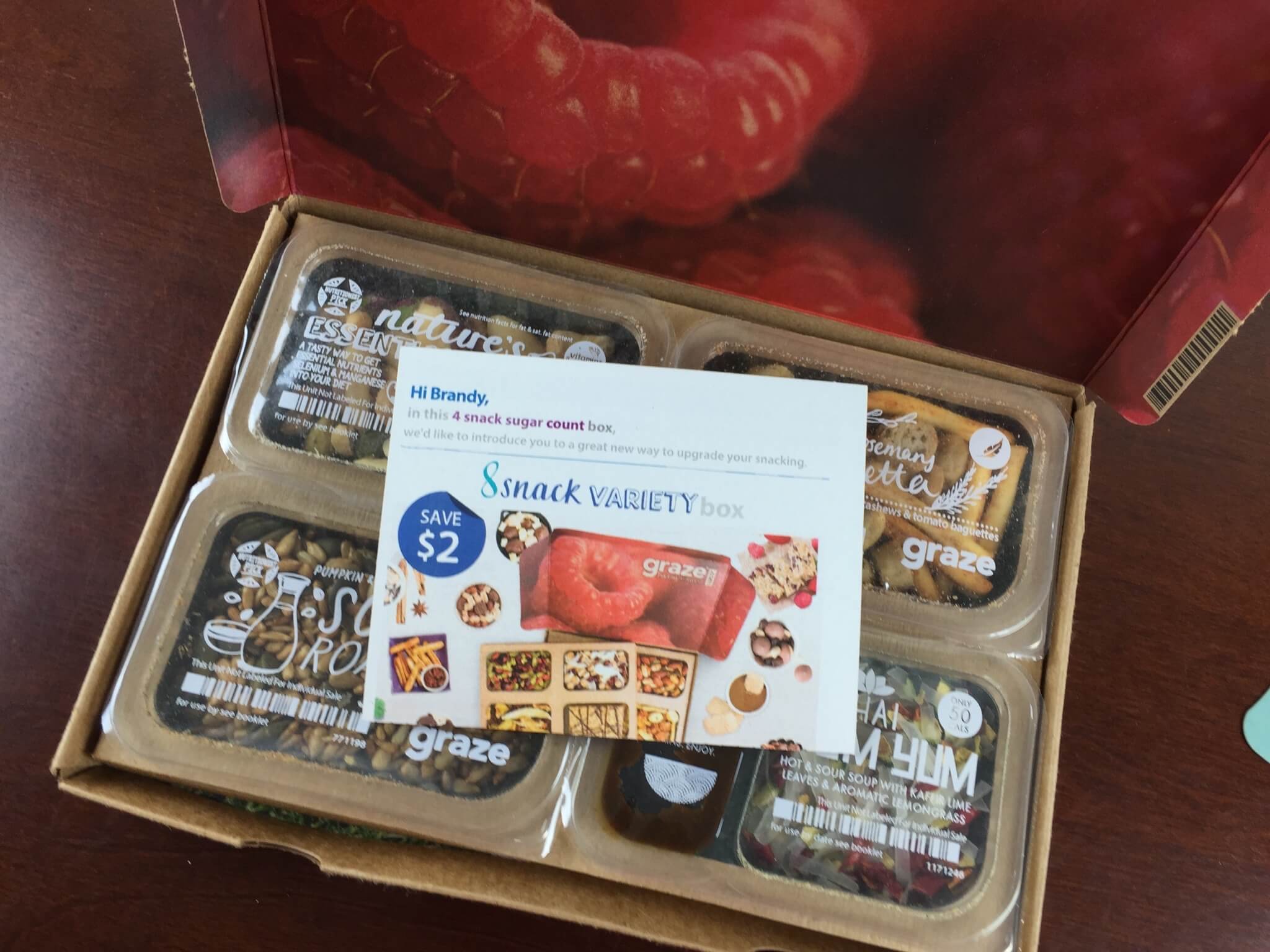 Graze Sugar Count Snack Subscription Box Review & Free Trial Box ...