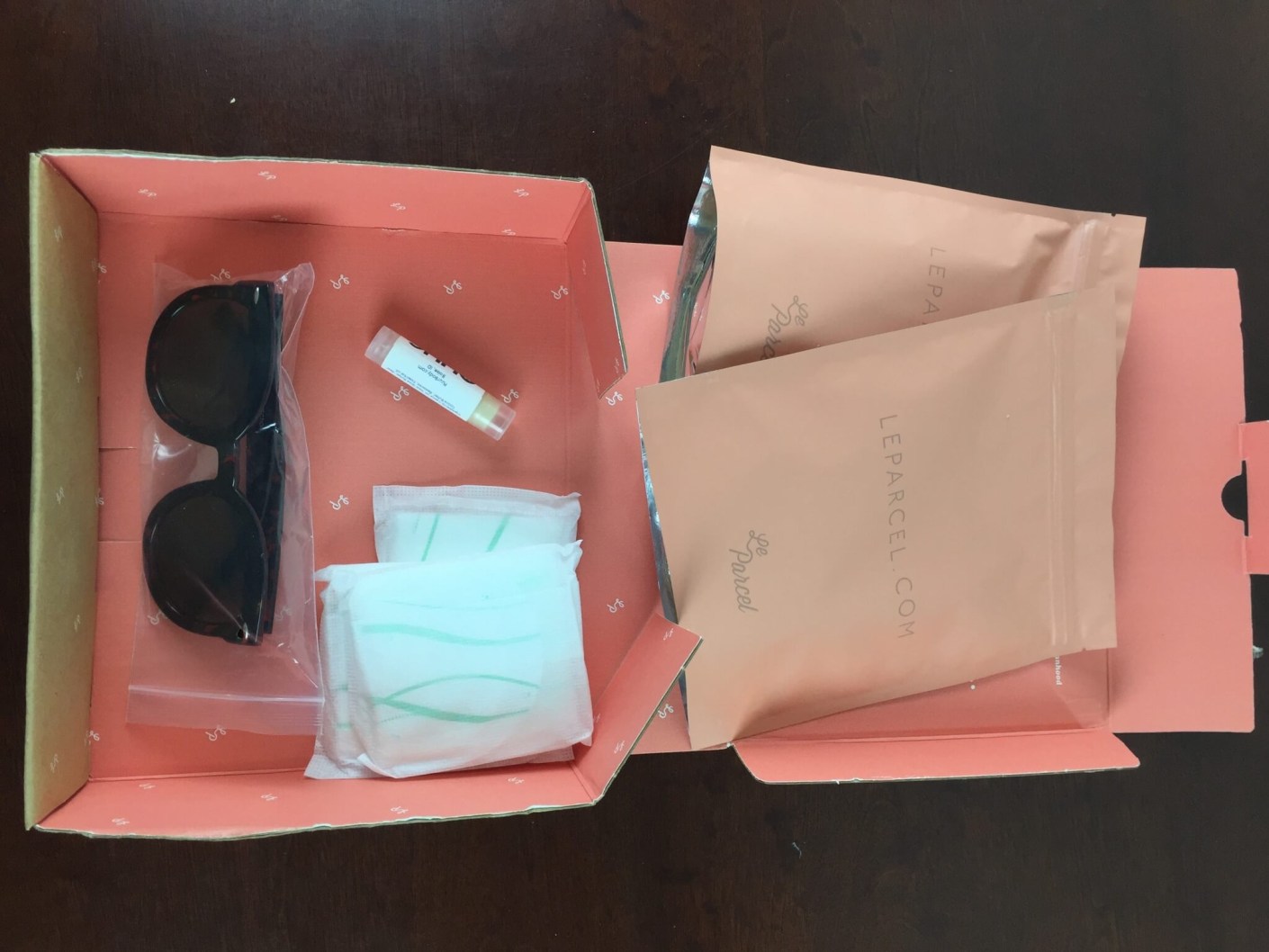 May 2015 Le Parcel Period Box Review & Coupon - Hello Subscription