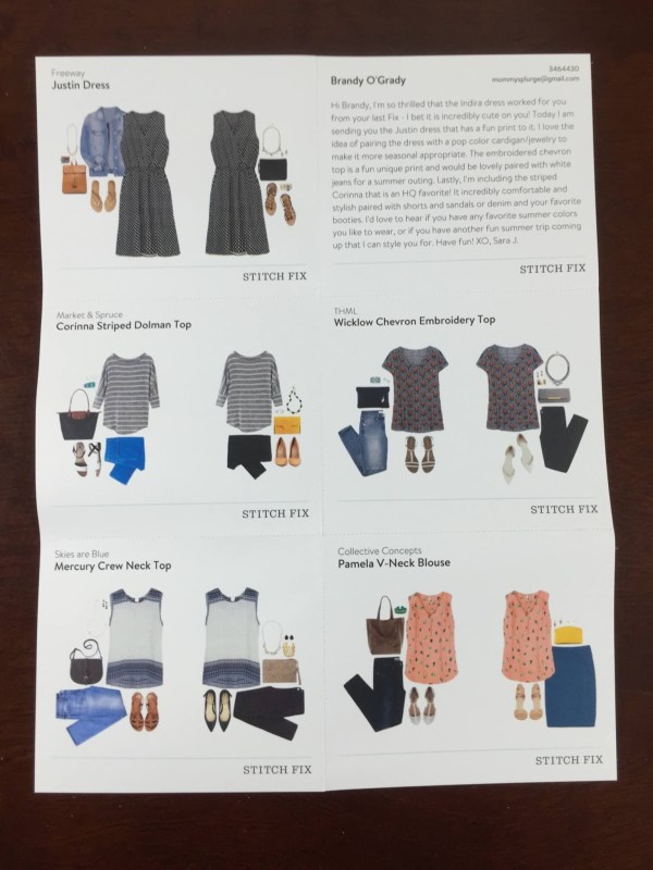July 2015 Stitch Fix Review - Hello Subscription