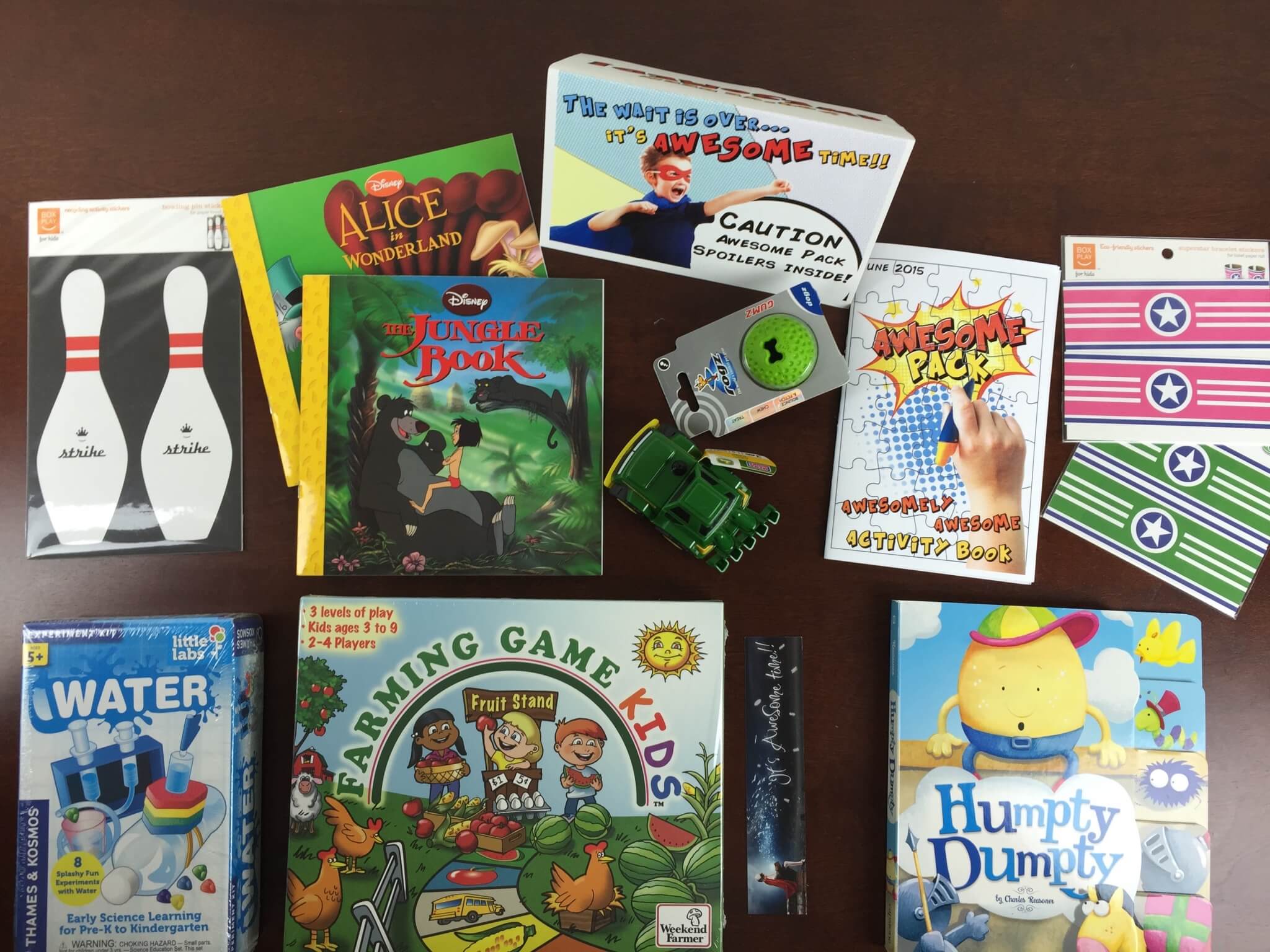 Awesome Pack Subscription Box Review - June 2015 - Hello Subscription