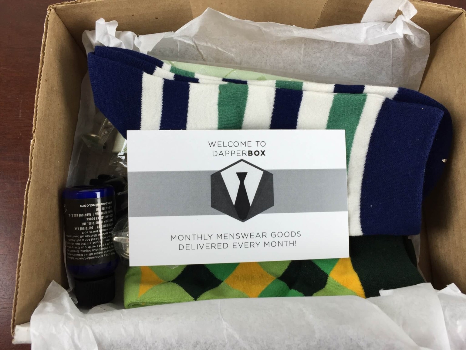 Dapper Box July 2015 Review & Coupon - Men's Subscription Box - Hello ...