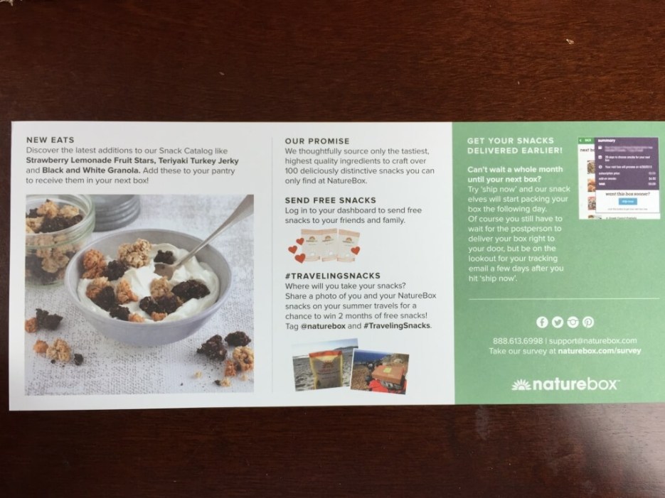 July 2015 NatureBox Subscription Box Review - Hello Subscription