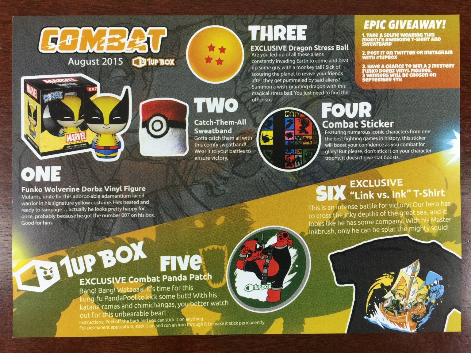 1Up Box Gamer Subscription Box Review + Coupon - August 2015 - Hello ...