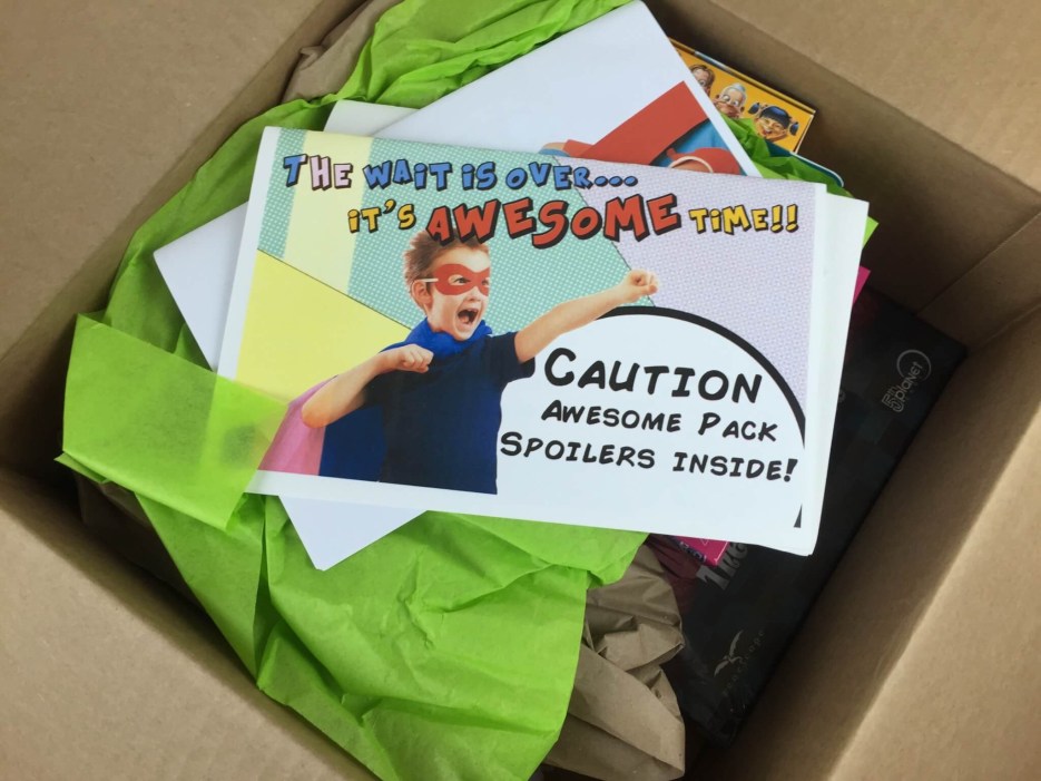 July 2015 Awesome Pack Subscription Box Review - Hello Subscription