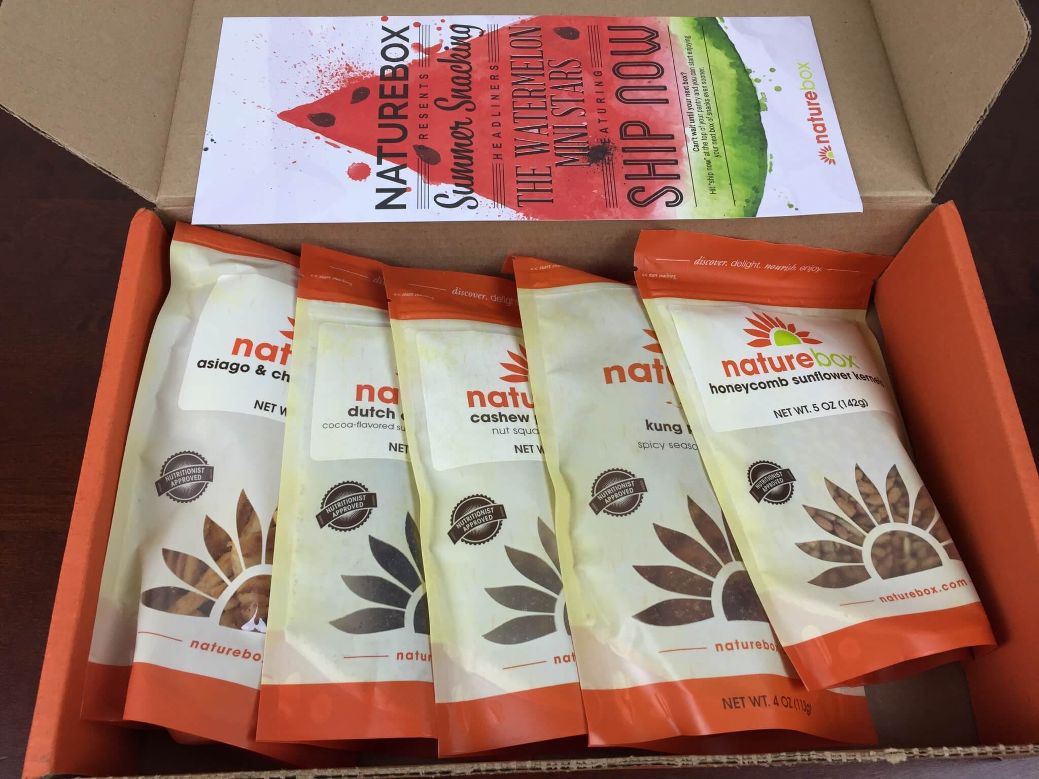 NatureBox August 2015 Subscription Box Review - Hello Subscription