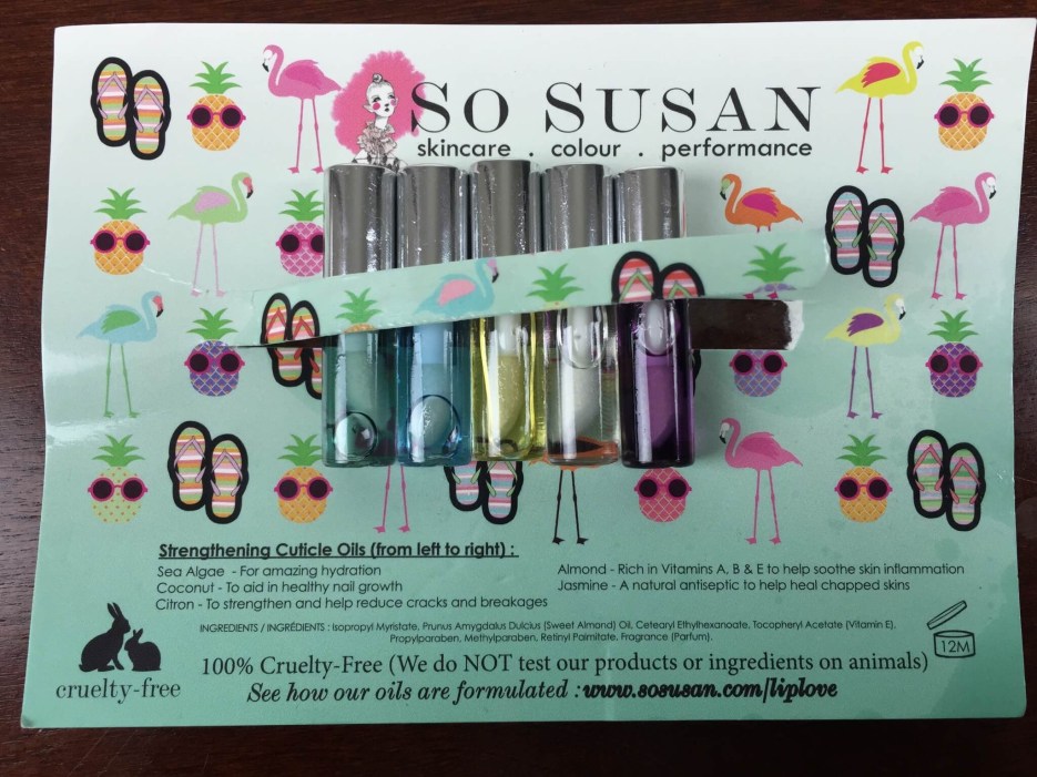 So Susan Lip Love Subscription Review - August 2015 - Hello Subscription