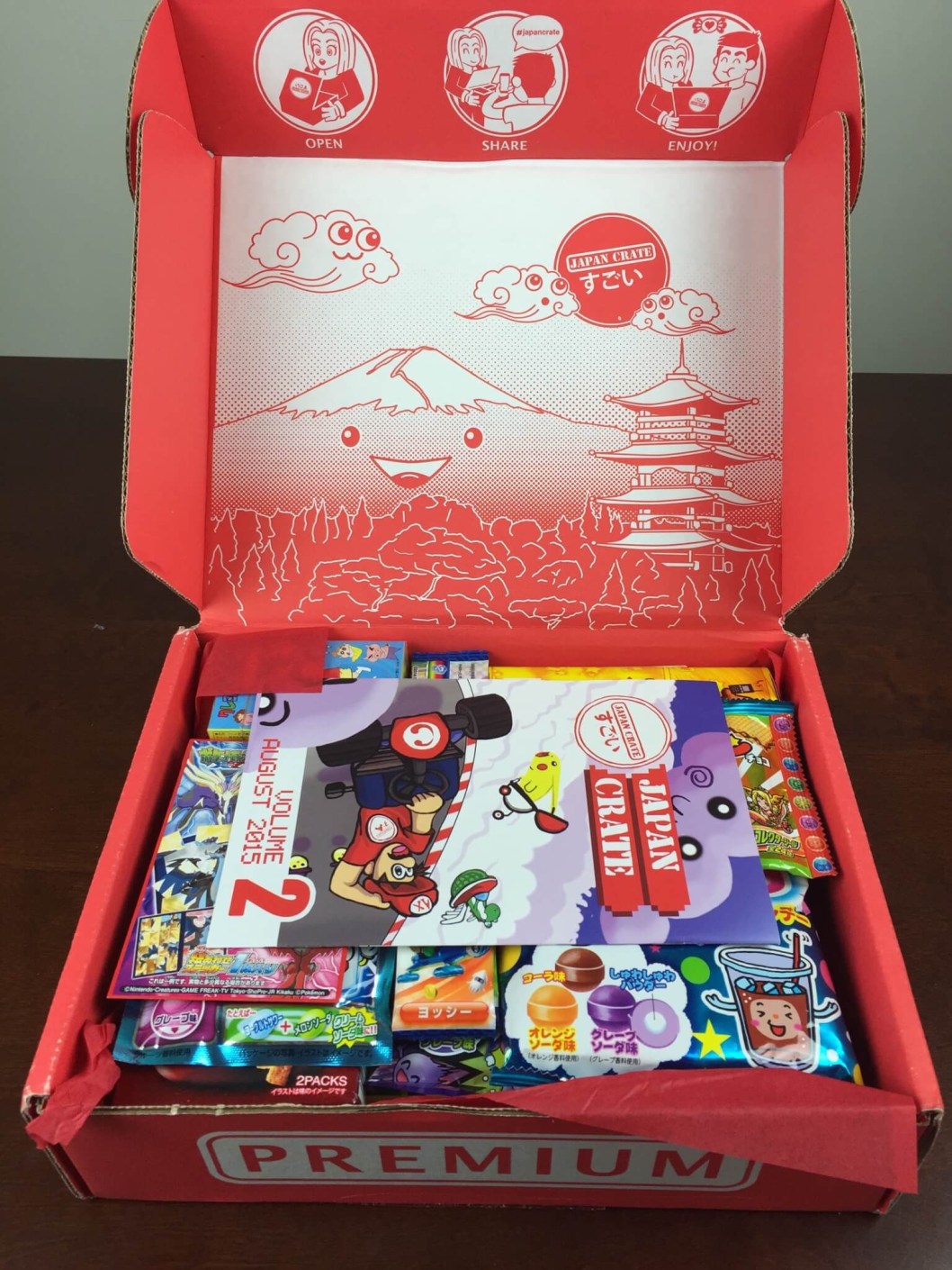 Japan Crate Subscription Box Review - August 2015 Premium Box - Hello ...