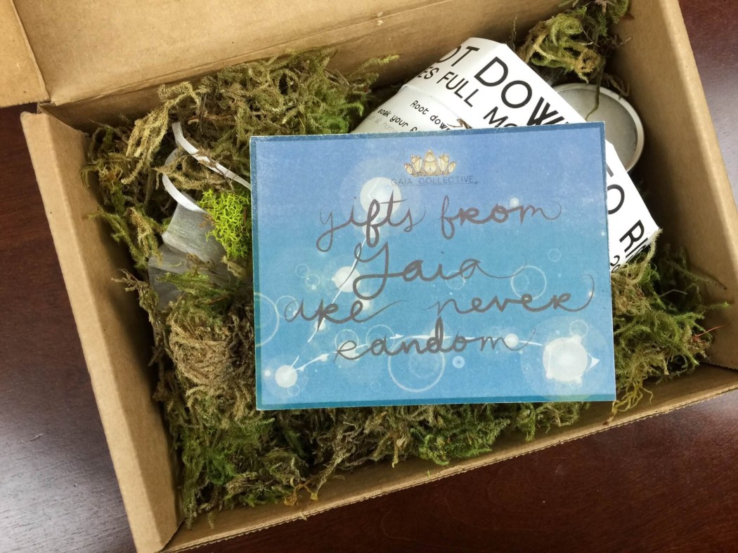 MoonBox by Gaia Collective Subscription Box Review - August 2015 ...