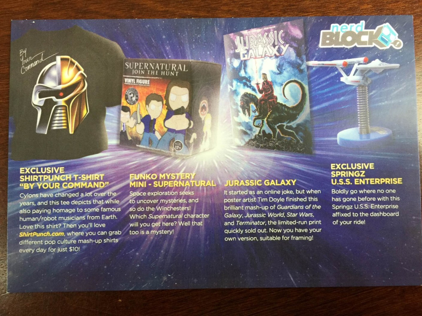 Nerd Block September 2015 Subscription Box Review + Coupon Code - Hello ...