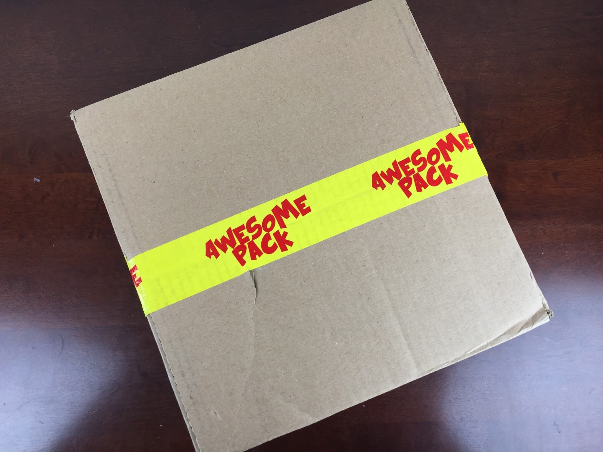 Awesome Pack Subscription Box Review - September 2015 - Hello Subscription