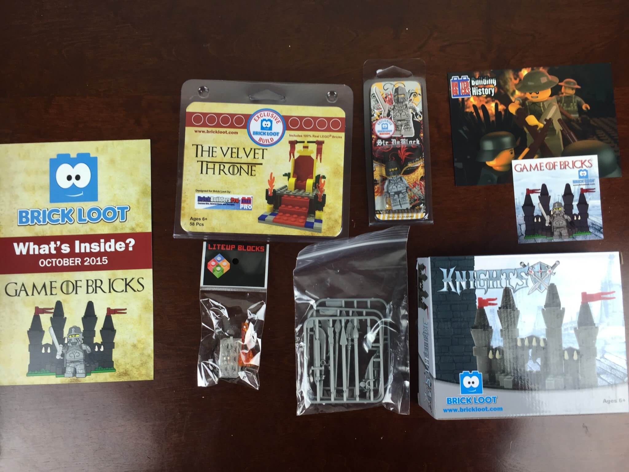 Brick Loot Subscription Box Review + Coupon - October 2015 - Hello ...