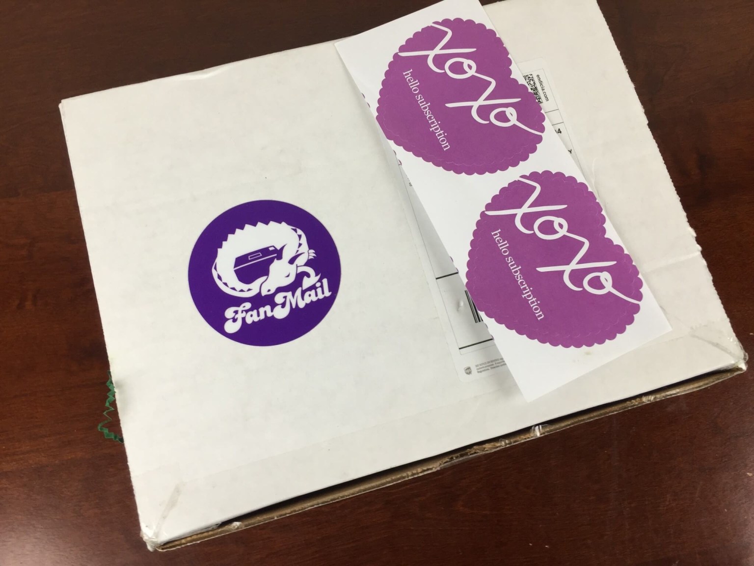 October 2015 FanMail Subscription Box Review - Hello Subscription