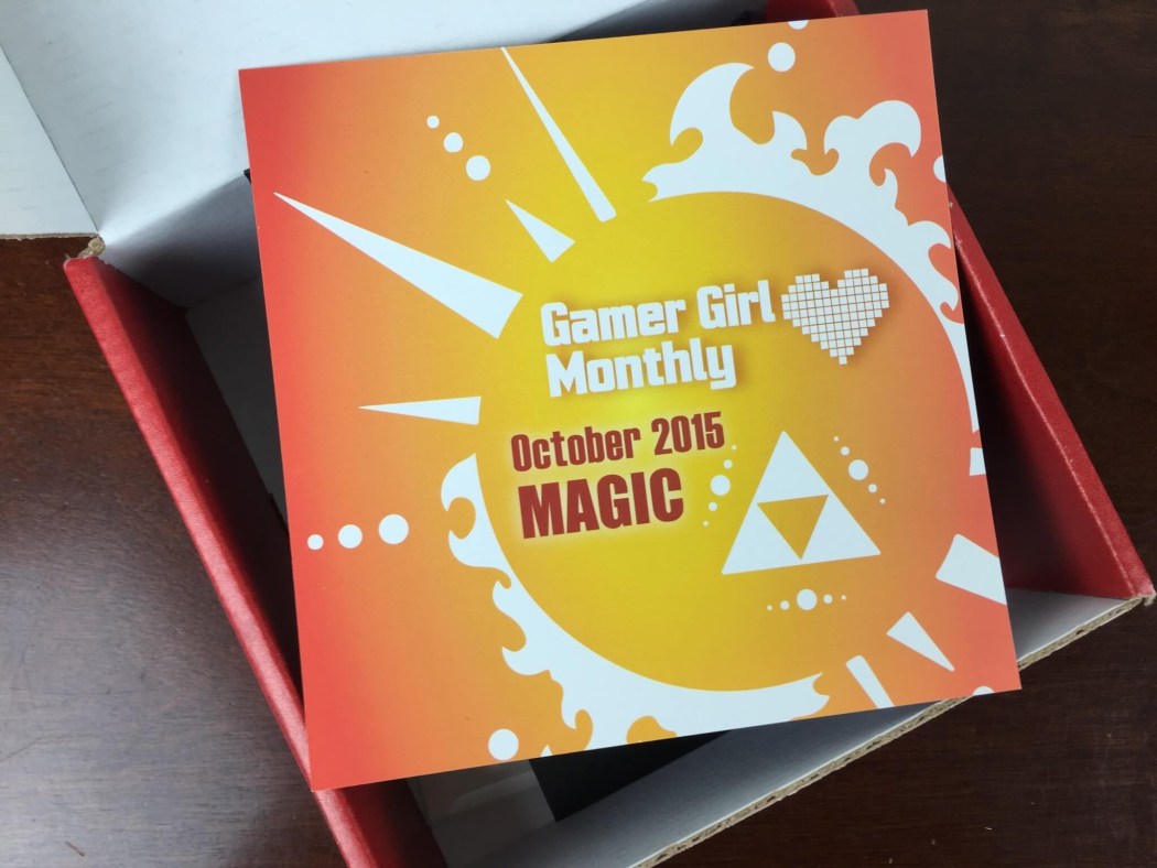 Gamer Girl Monthly October 2015 Subscription Box Review + November ...