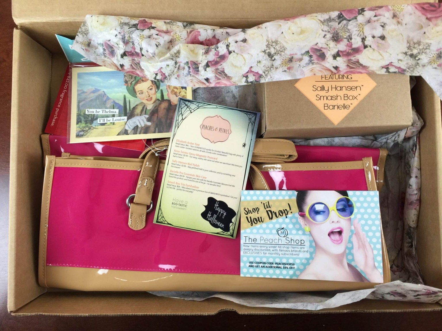 Peaches & Petals Subscription Box Review & 50% Off Coupon - October ...