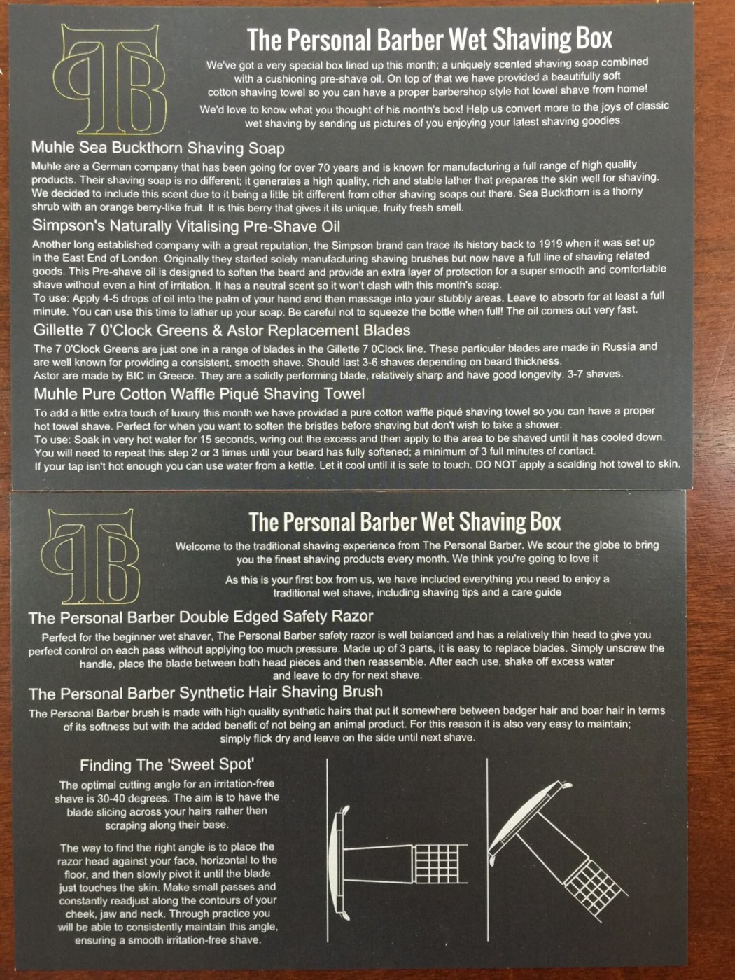 The Personal Barber Welcome Box Review & Coupon - UK Wet Shaving ...