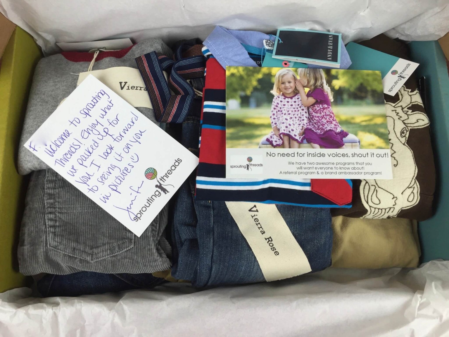 Sprouting Threads Kids Clothing Subscription Box Review + Coupon ...