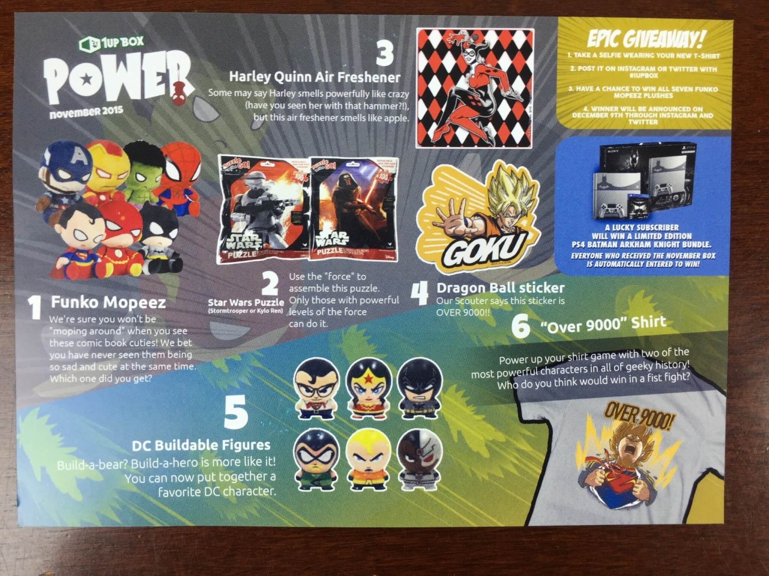 1Up Box November 2015 Subscription Box Review + Coupon Code - Hello ...