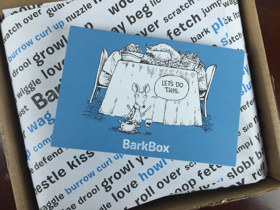 Barkbox November 2015 Subscription Box Review + Coupon Code - Hello ...