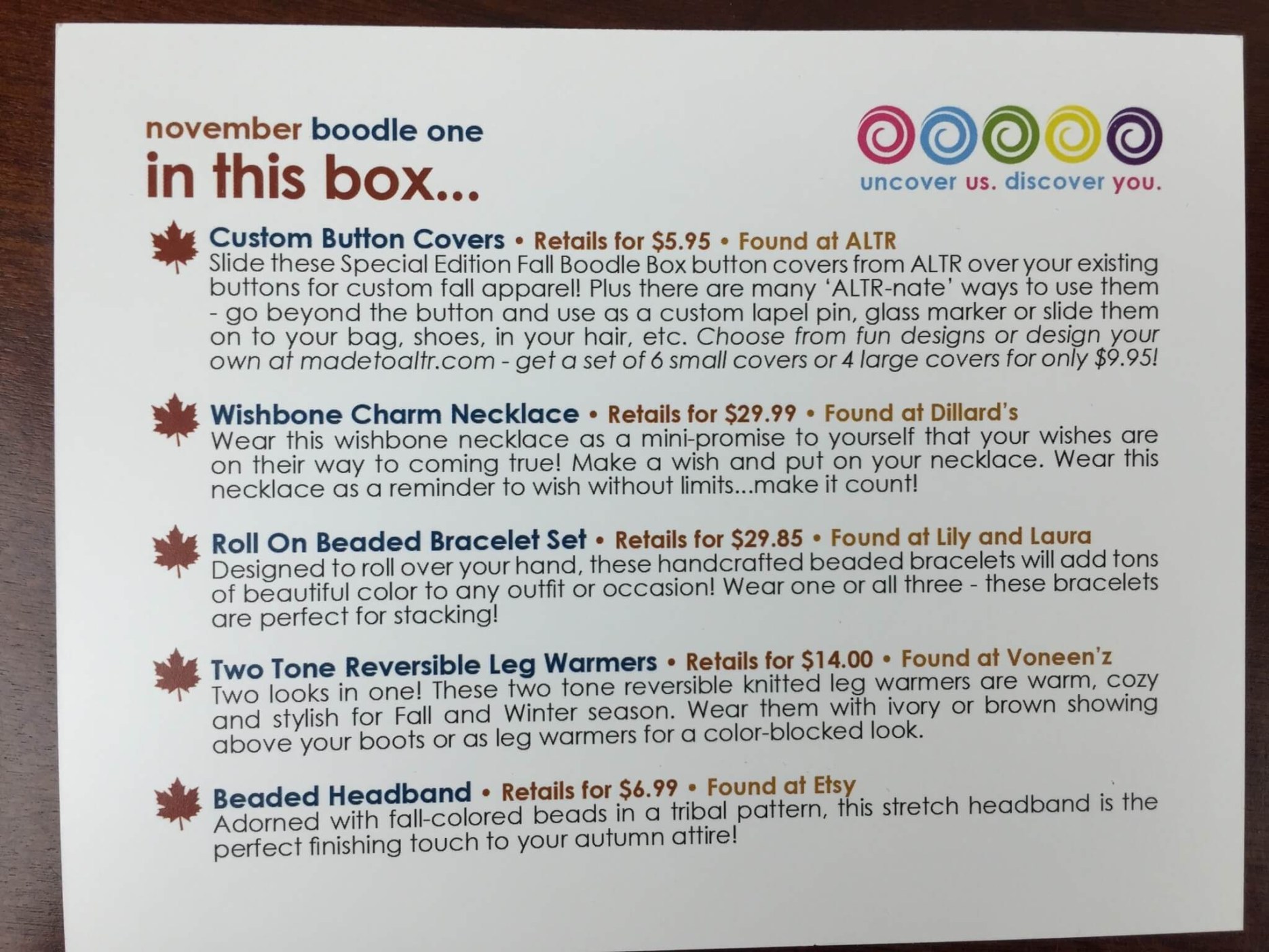 Boodle Box November 2015 Girls Subscription Box Review - Hello Subscription