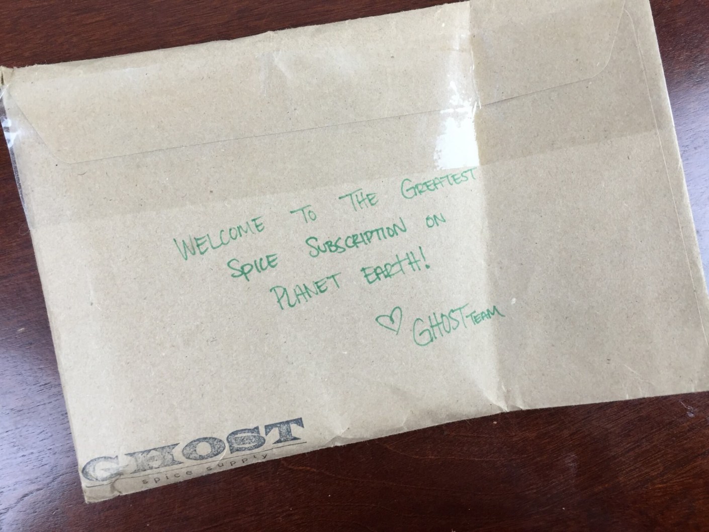 Ghost Spice Supply Subscription Review & Coupon - September 2015 - Hello Subscription