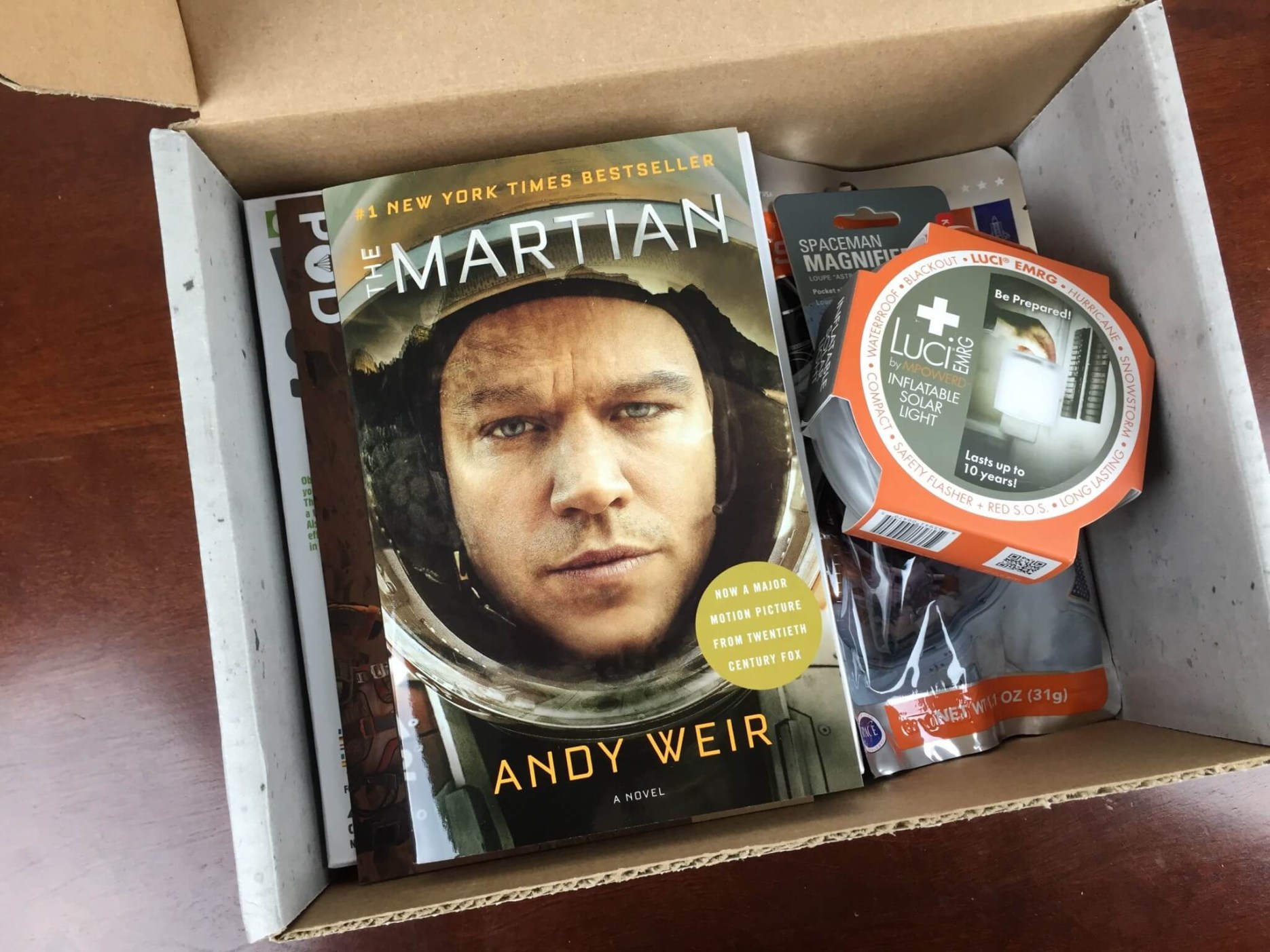 Outer Places' Supply Pod - The Martian Box Review & Coupon - Hello ...
