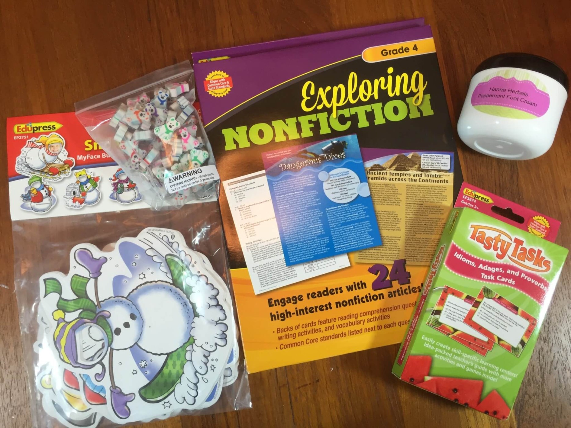 ElementaryBox December 2015 Subscription Box Review & Coupon - Hello ...