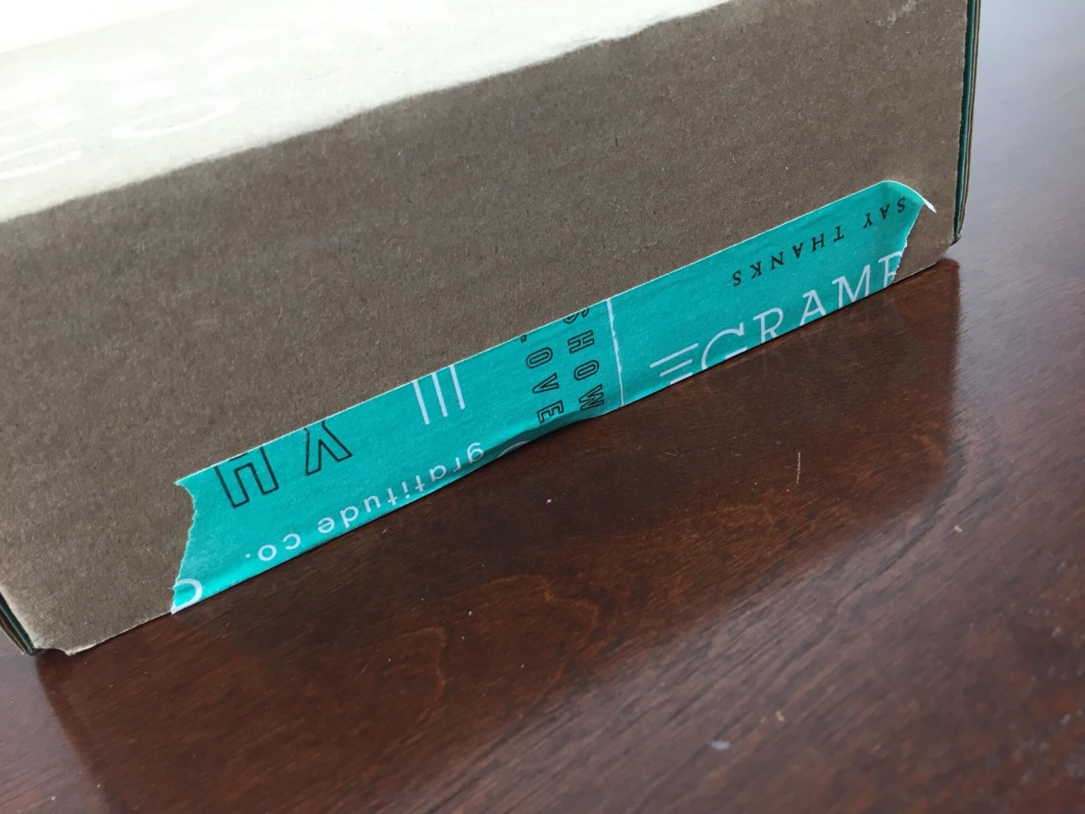 Gramr Quarterly Subscription Box Review - Winter 2015 - Hello Subscription