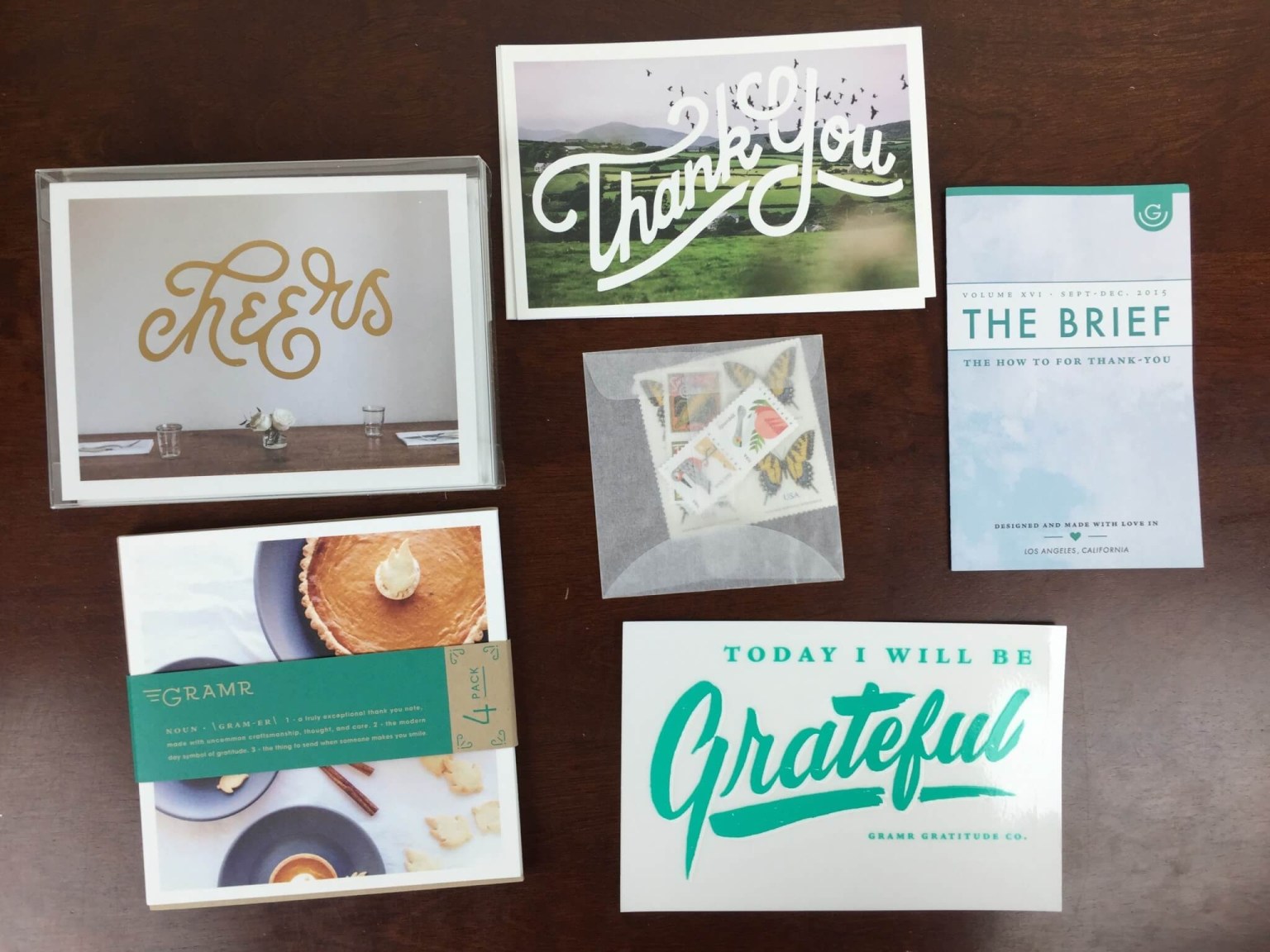 Gramr Quarterly Subscription Box Review - Winter 2015 - Hello Subscription