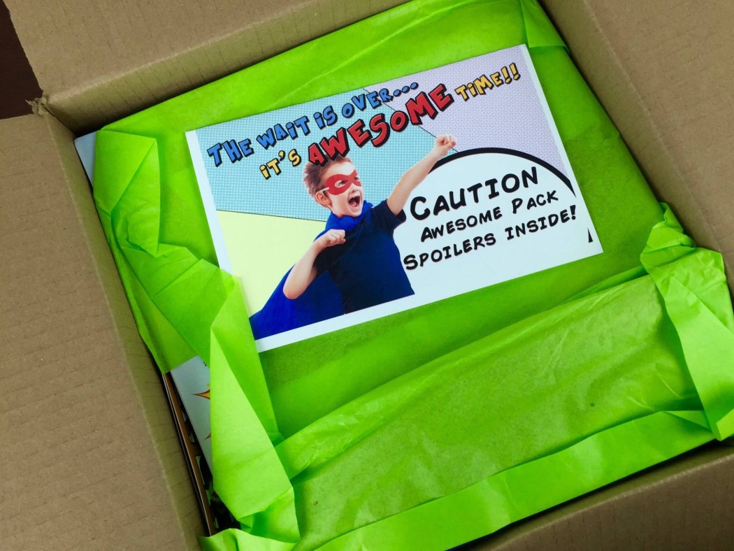 Awesome Pack November 2015 Subscription Box Review & Coupon Code ...