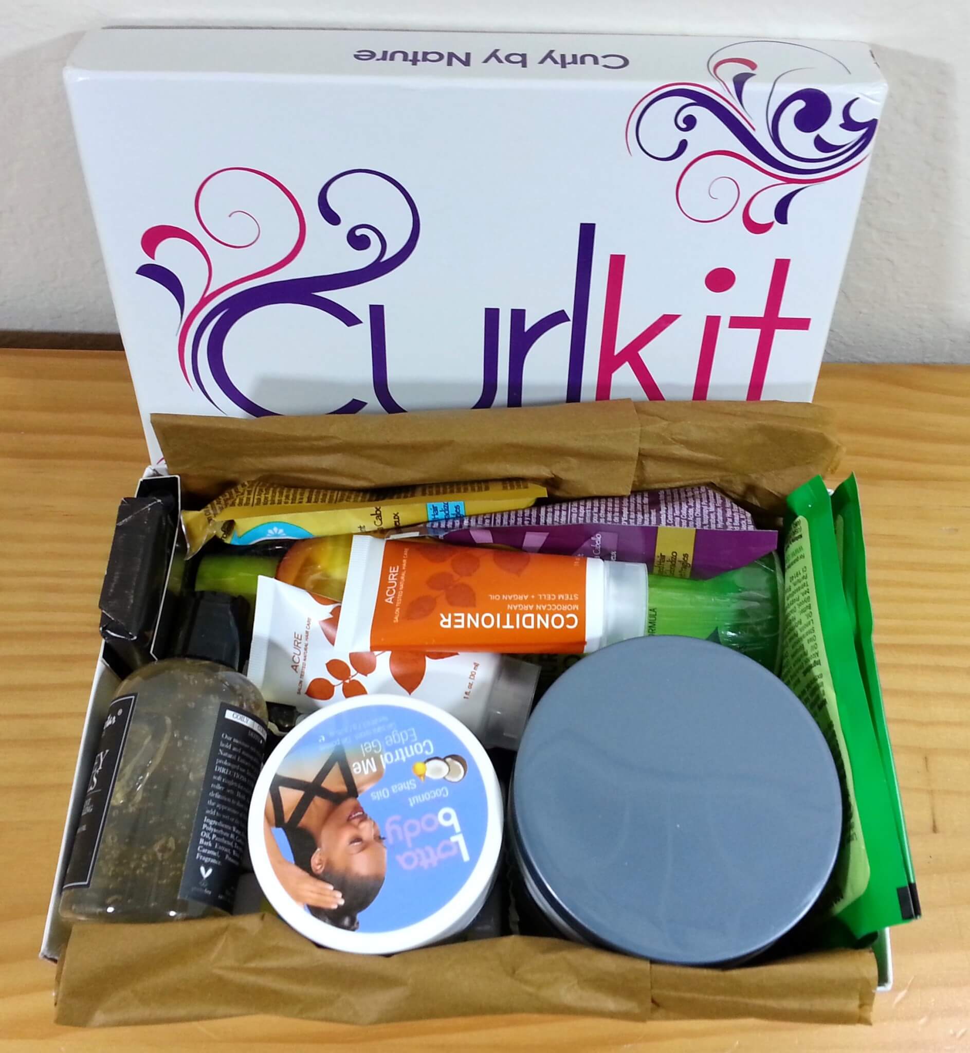 CurlKit December 2015 Subscription Box Review & Coupon - Hello Subscription