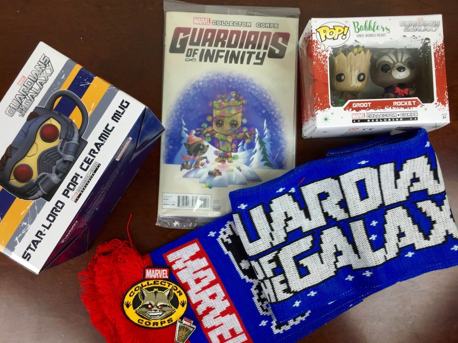 Marvel Collector Corps December 2015 Review: Guardians of the Galaxy ...