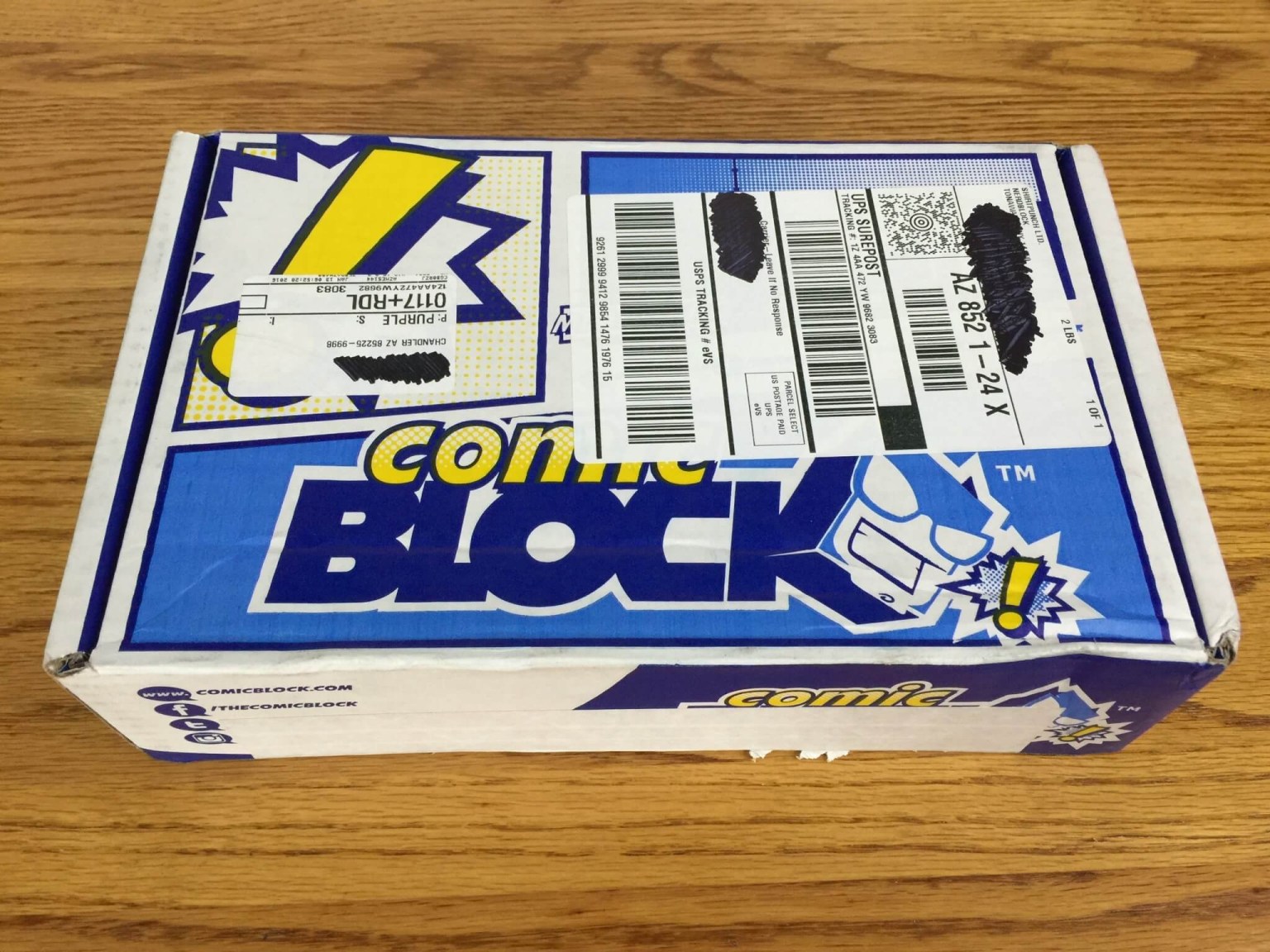 Comic Block Subscription Box Review & Coupon - December 2015 - Hello ...
