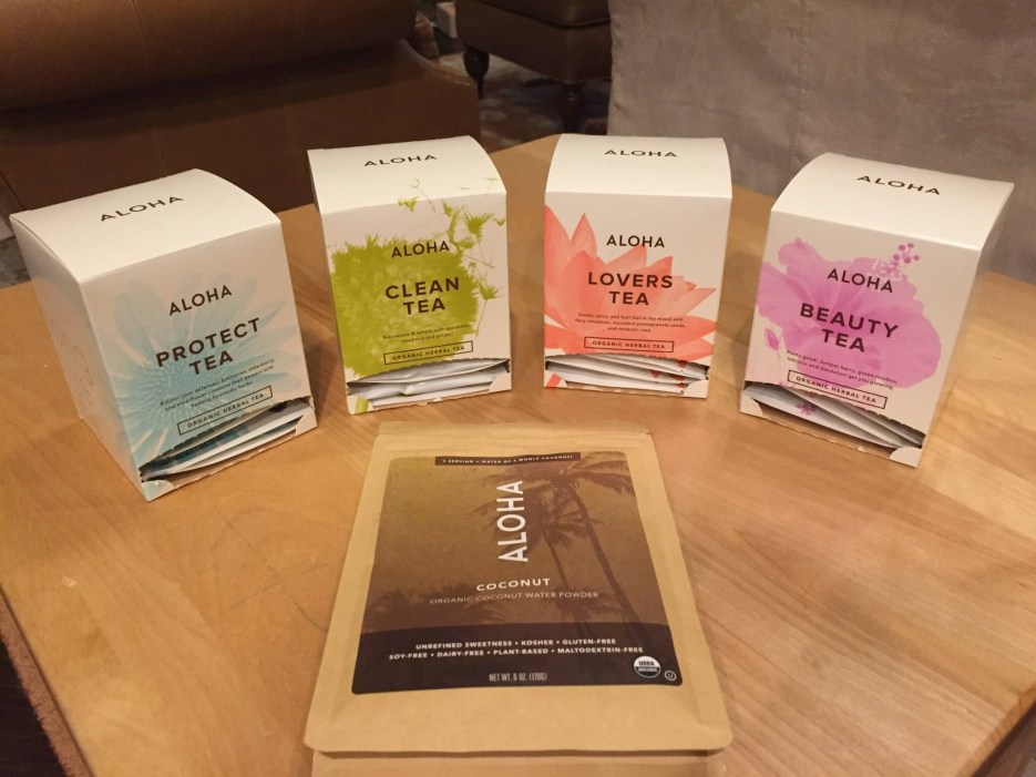 ALOHA Organic Tea and Powdered Coconut Water Review + Free Trial Offer ...