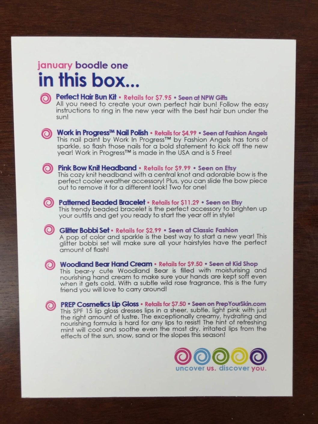 Boodle Box January 2016 Subscription Box Review - Hello Subscription