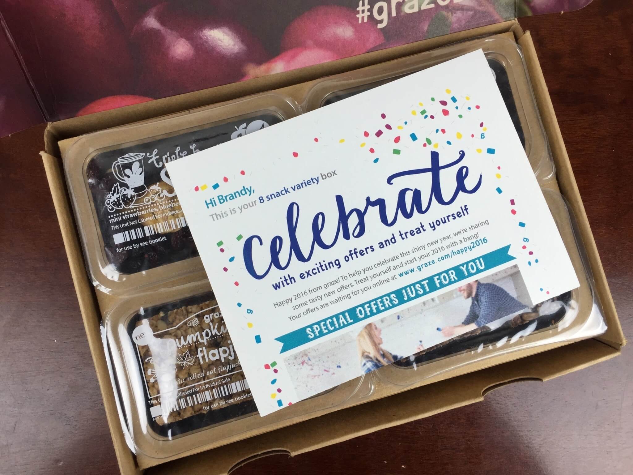 Graze February 2016 Snack Subscription Box Review & Free Box Offer ...