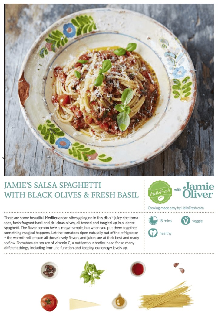 January 2016 Hello Fresh Veggie Box Review + Coupon - Jamie Oliver ...