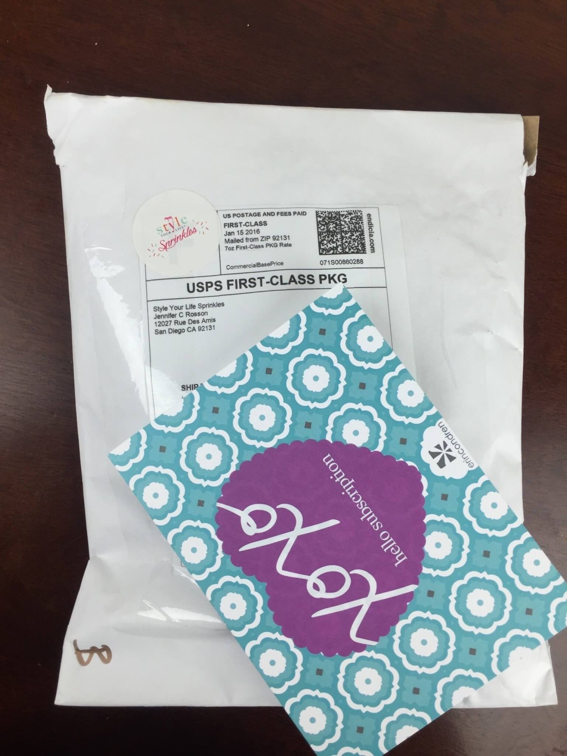 Style Your Life Sprinkles January 2016 Teen Subscription Box Review ...